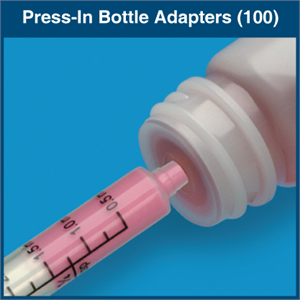 Press-In Bottle Adapters (100 Adapters) — Medi-Dose